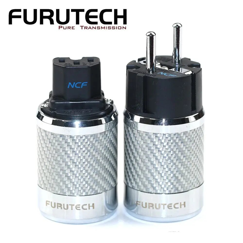 Furutech FI-E50 NCF, белый разъем питания 15A/250В