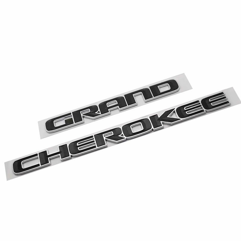 Наклейка на кузов JEEP Grand Cherokee — надпись, шильдик, логотип, эмблема из ABS для декора авто, универсальная