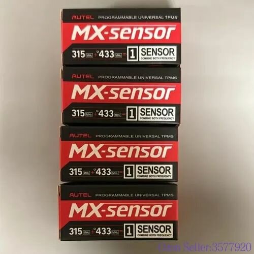 Программируемые датчики TPMS AUTEL MX-Sensor 433/315MHz, 4 шт — для любых марок авто, возможна перепрограммировка