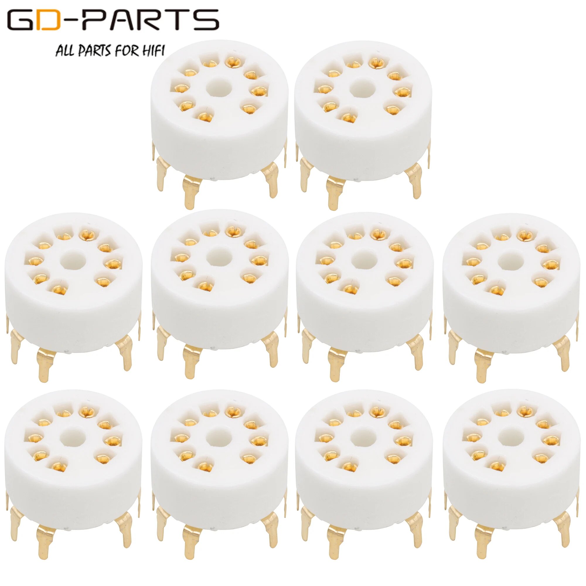 Керамические разъемы GD-PARTS GZC9-Y-3-G, 9-контактные