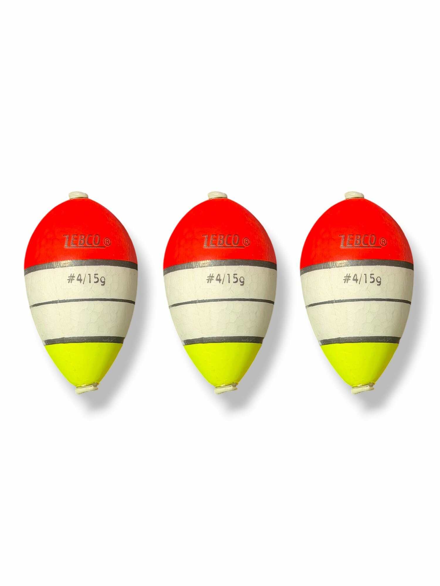 Поплавок Zebco Красный Red / White / Yellow 15 g 3 шт