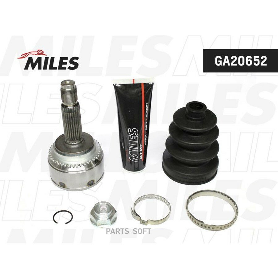GA20652 Шарнир равных угловых скоростей от официального дистрибьютора, MILES, артикул GA20652