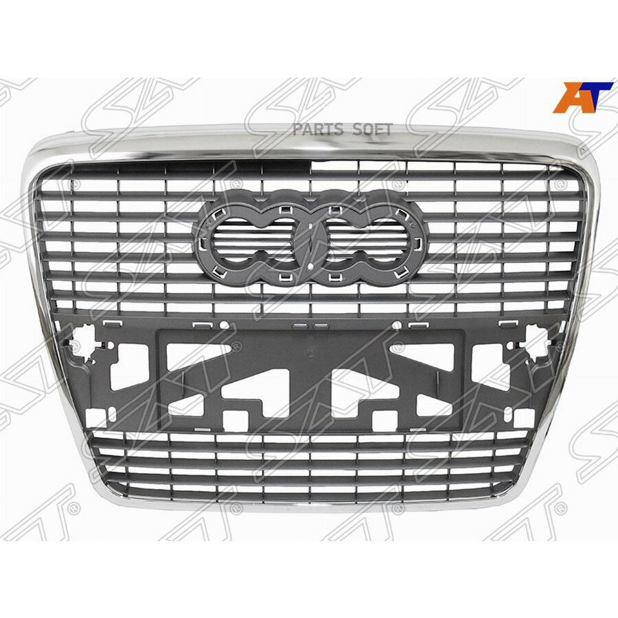 Решетка радиатора Audi A6 04-08 от официального дистрибьютора, SAT, артикул STAU150930