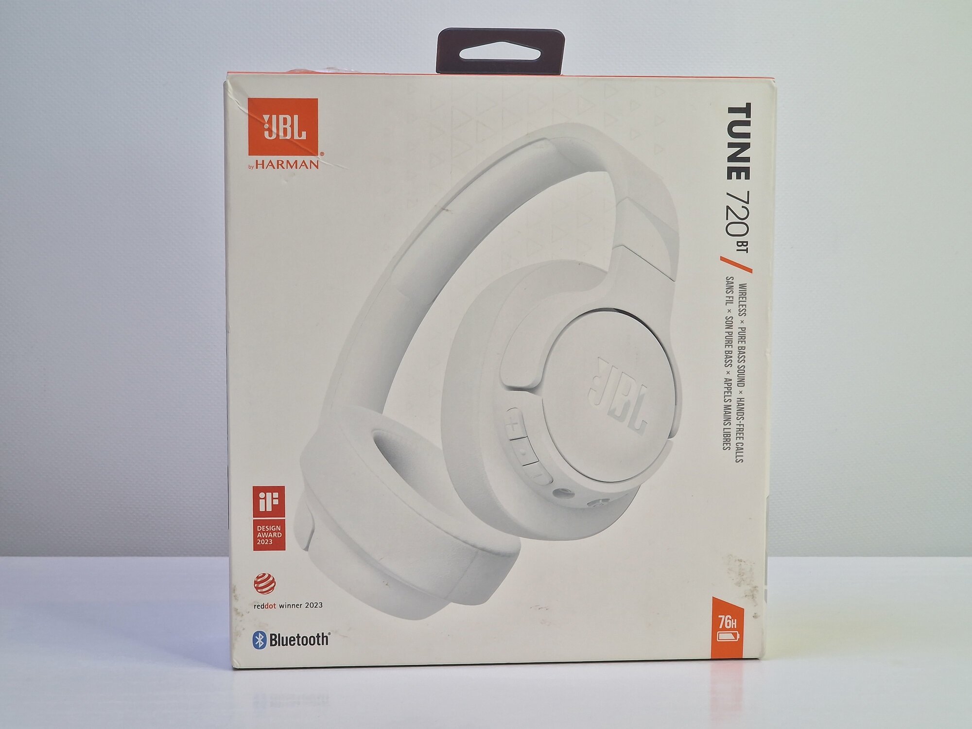 Беспроводные наушники JBL Tune 720BT, 20 Hz - 20 kHz, Bluetooth 5.3, белый