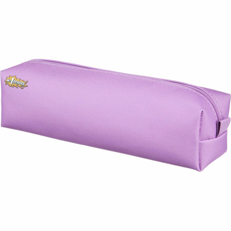 Пенал -косметичка сиреневый, ПМО 31-20, ткань мягкий, 210х50х60, 1716467