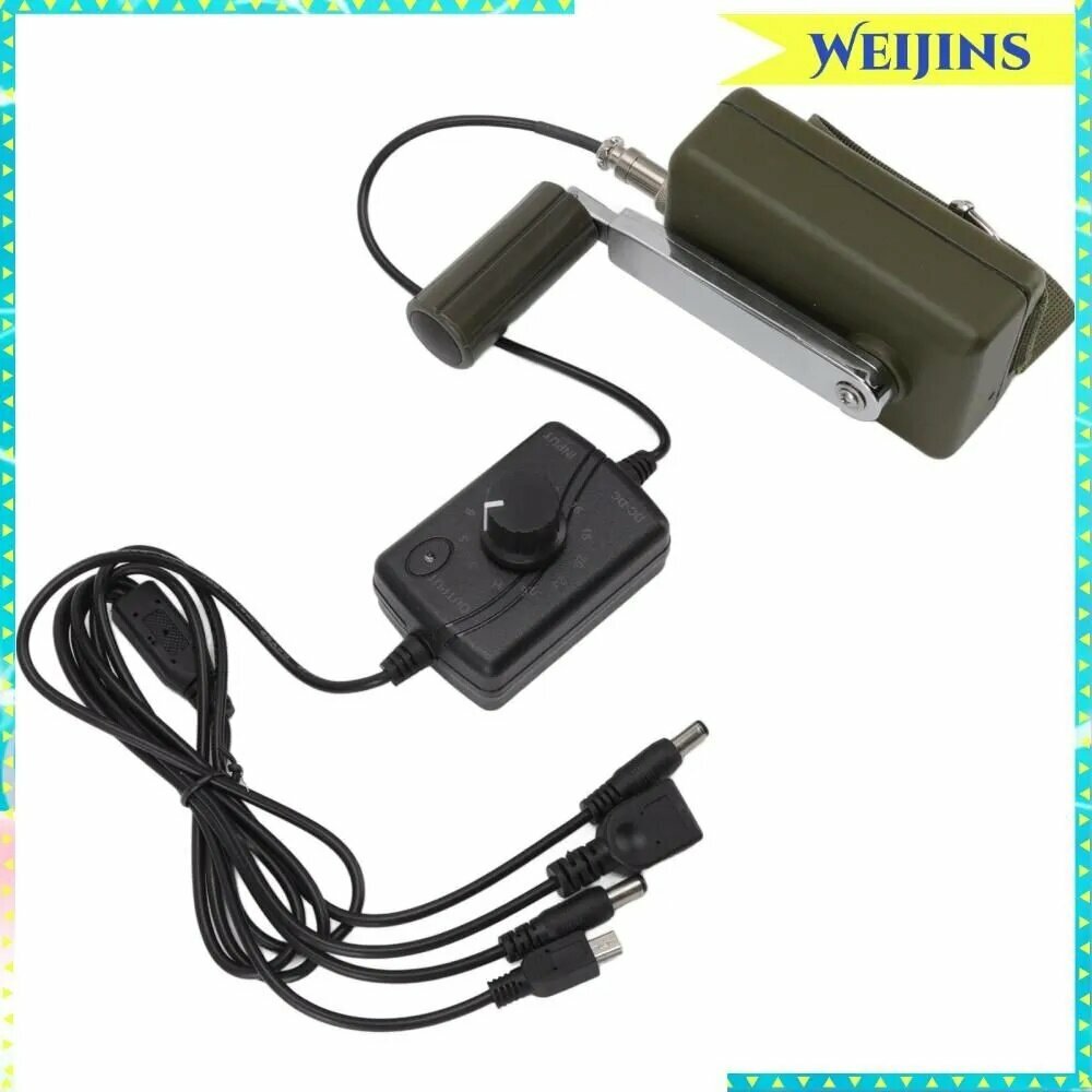 Портативный 30W генератор с ручным приводом, экологичный, для экстренной зарядки телефонов и ноутбуков
