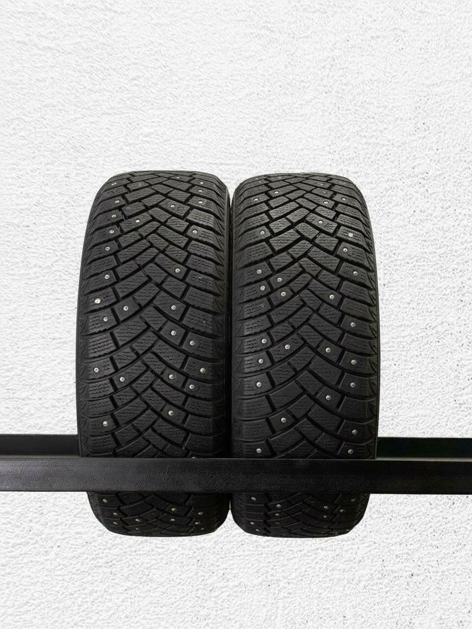 Комплект (2 шт) зимних БУ шин шипованные Linglong GreenMax Winter Grip 185/55 R15 5% износ TSB050082