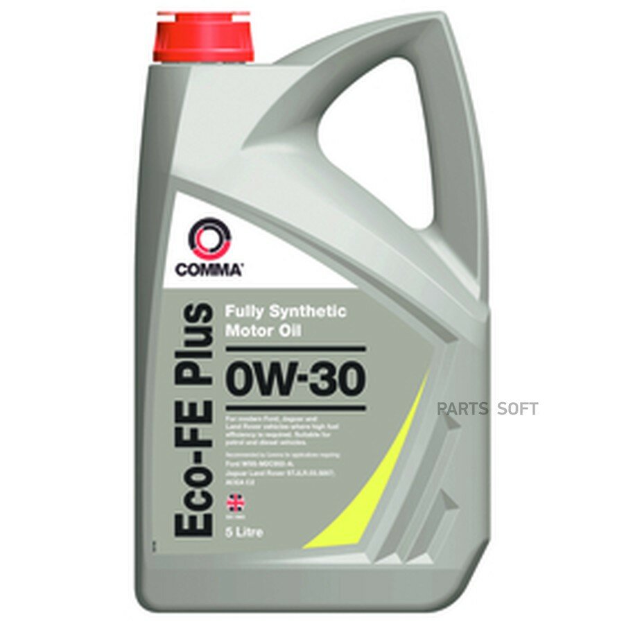 Масла моторные 0W30 5L/ 0W30 ECO-FE PLUS (Великобритания), ECOFEP5L от официального дистрибьютора, COMMA, артикул ECOFEP5L