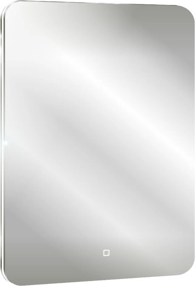 Зеркало Silver Mirrors Паллада 55x80 со светодиодной подсветкой, 55 см, с сенсорным управлением, зеркало настенное в ванную, в современном стиле