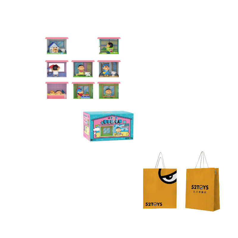 Коллекционные персонажи унисекс 52TOYS Crayon Shin Chan, Single Mystery Box (Random Pick)