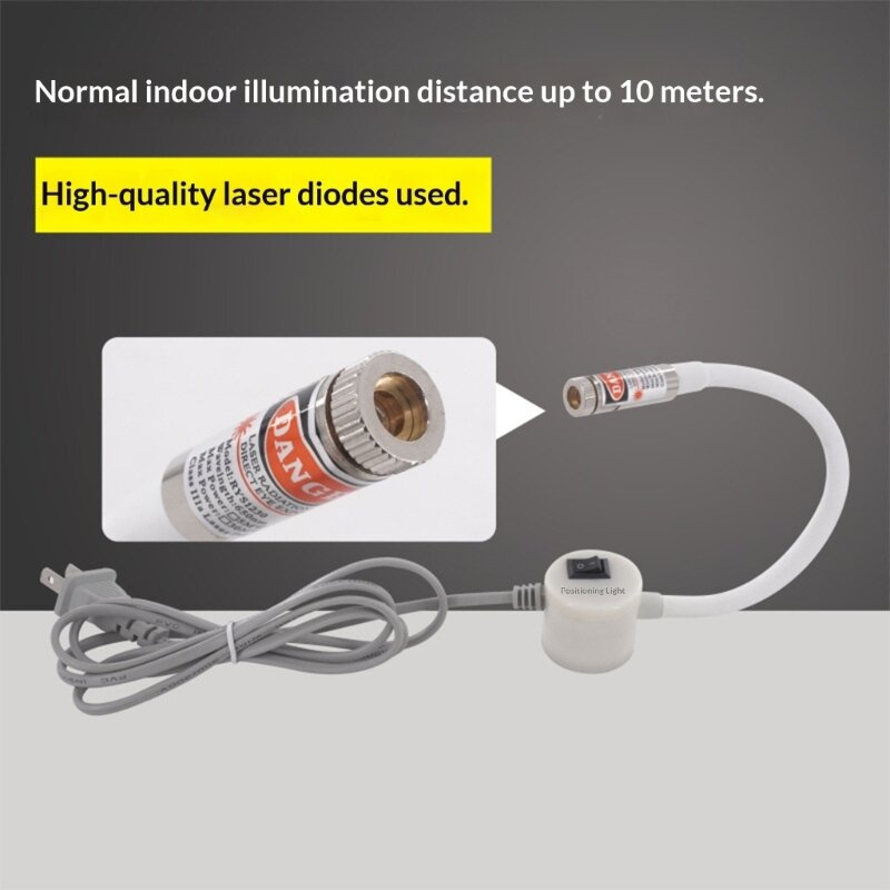 Adjustable Red Line Light Projector Magnetic Base Stitching Alignment Guide Light for Quilting Stitching Positioning — фото 1