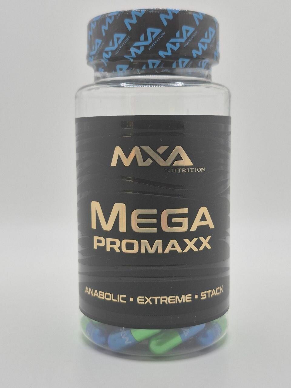 Анаболический комплекс для набора мышечной массы MXA NUTRITION Mega Pro maxx 60 капсул, для набора веса