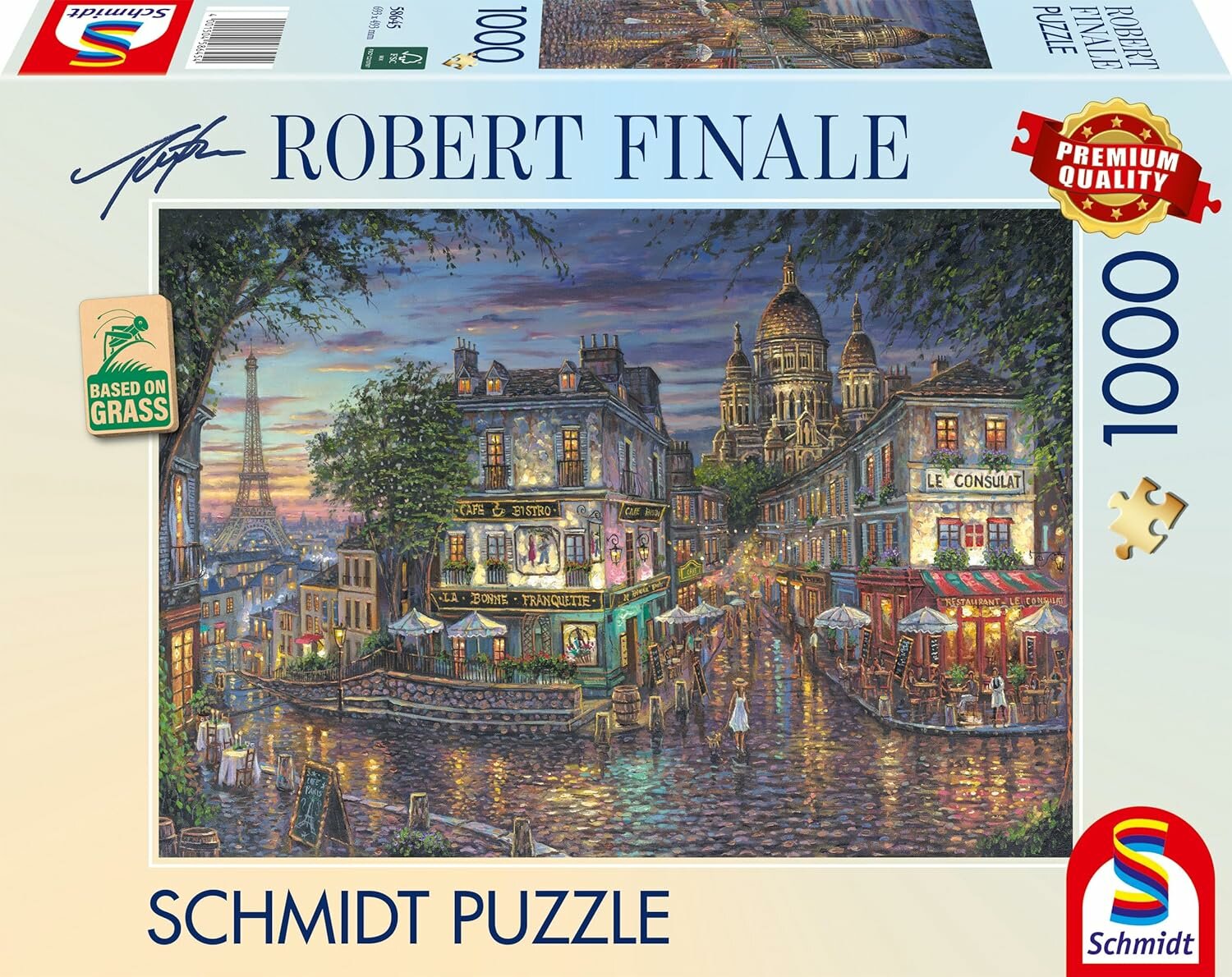 Пазл для взрослых Schmidt 1000 деталей, элементов: Р. Финале. Монмартр