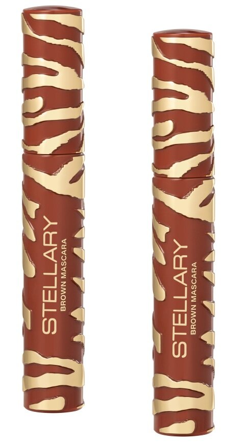 Коричневая тушь Stellary для ресниц / Mascara Wild Brown тон 02 2шт