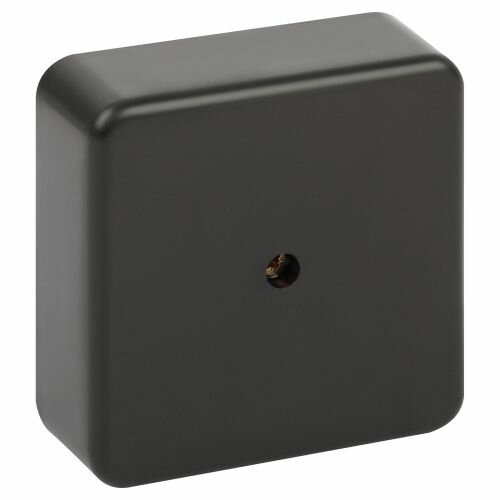 Коробка распаячная 75х75х28мм без клеммы IP40 черн. BS-B-75-75-28 Эра Б0061809