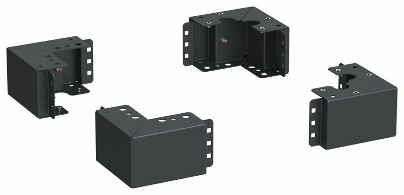 Уголок цоколя h=100мм черн. LINEA S (уп.4шт) ITK LS-BC05-B0-01