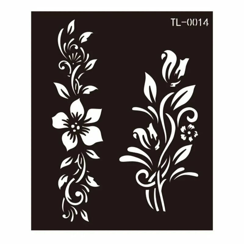 (1 лист) Hannah Hollow tattoo Sticker Juice Полупостоянный шаблон для струйной татуировки DIY-TL0014