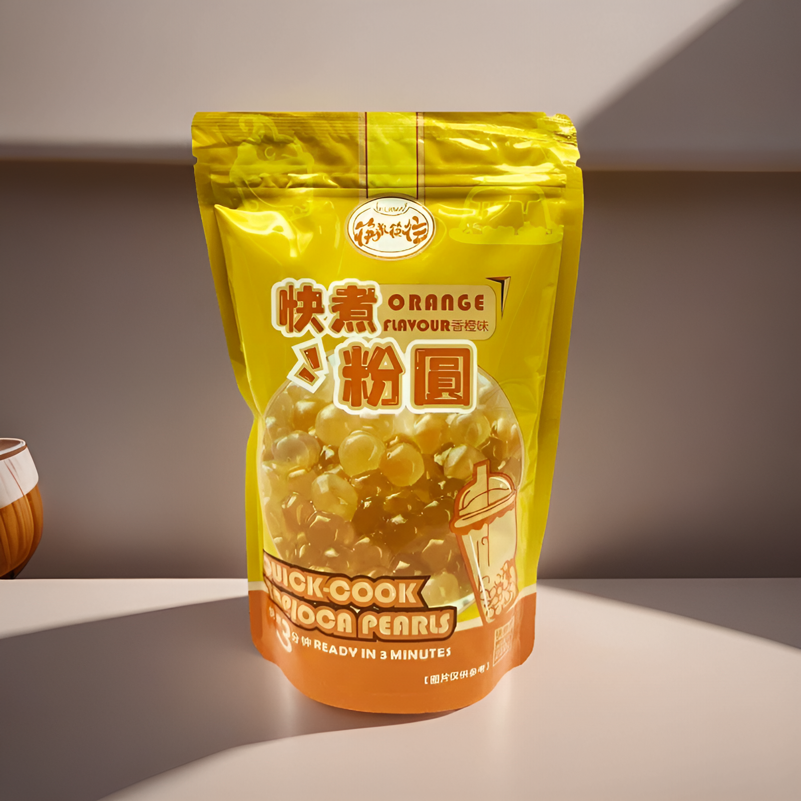Тапиока KLKW шарики со вкусом апельсина для напитков 250 г, Китай