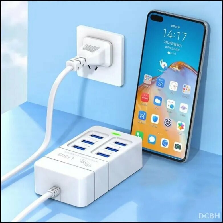 Многопортовое USB-зарядное устройство, практичное изделие для повседневного использования дома и в поездках