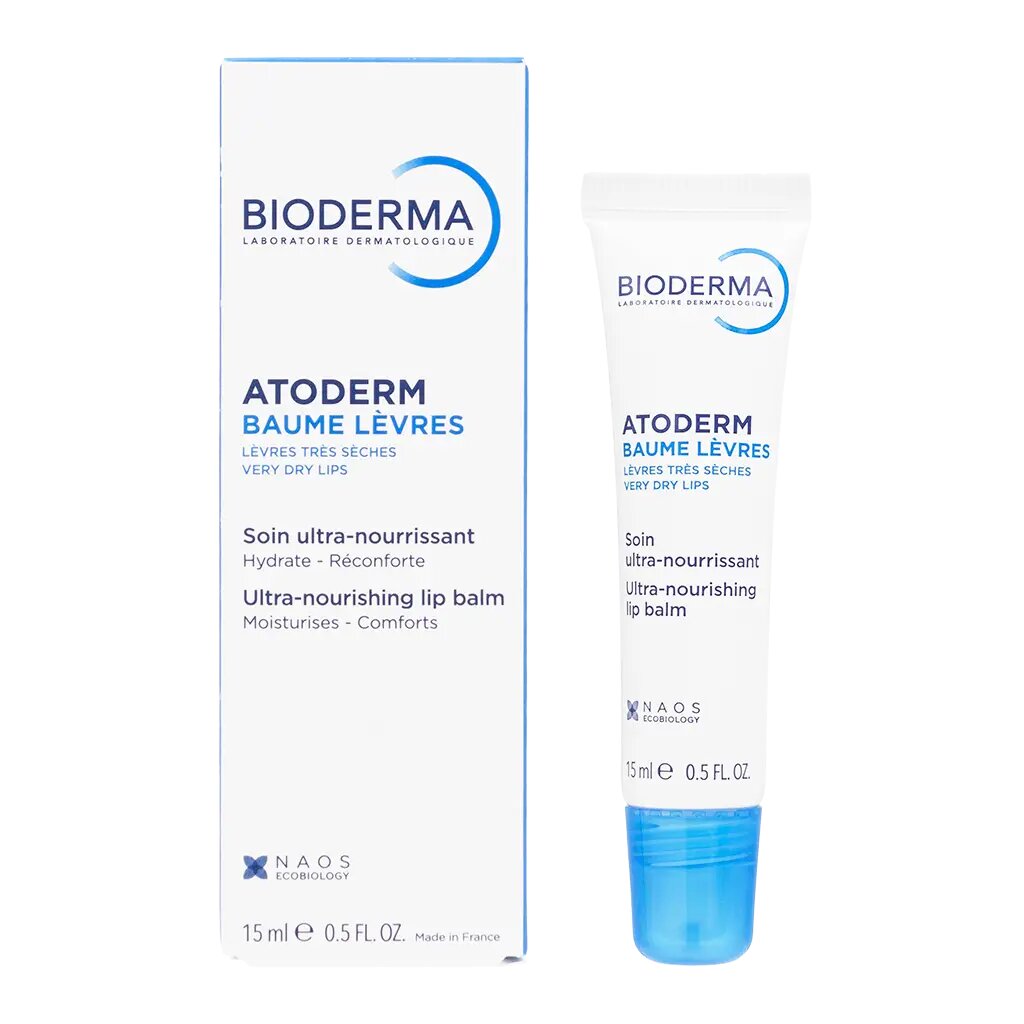 Bioderma Atoderm Питательный бальзам для губ 15 мл 1 шт