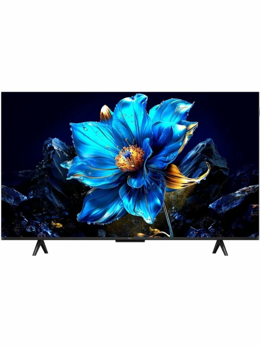 Телевизор TCL диагональ 43" 43P7K-UZ, QLED 4K UHD Google TV, черный