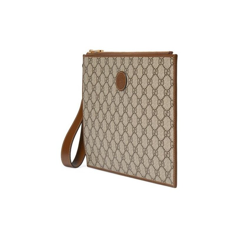 Сумка GUCCI Interlocking, фактура плетеная — фото 1