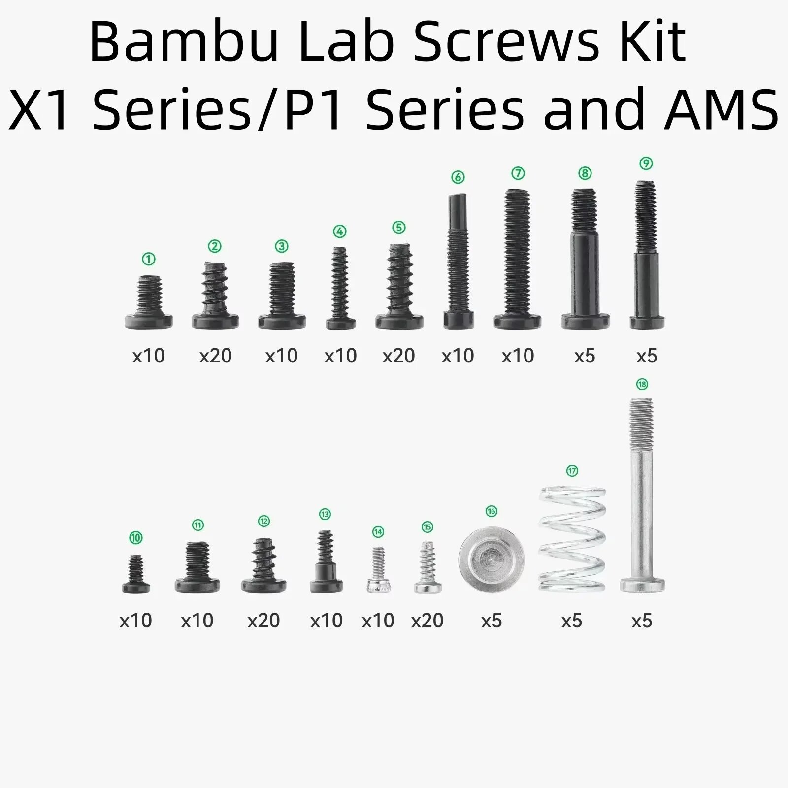 Набор винтов Bambu Lab X1/P1/AMS