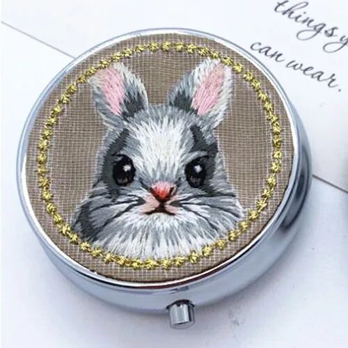 Металлический держатель для таблеток с зайцем, Squirrel
