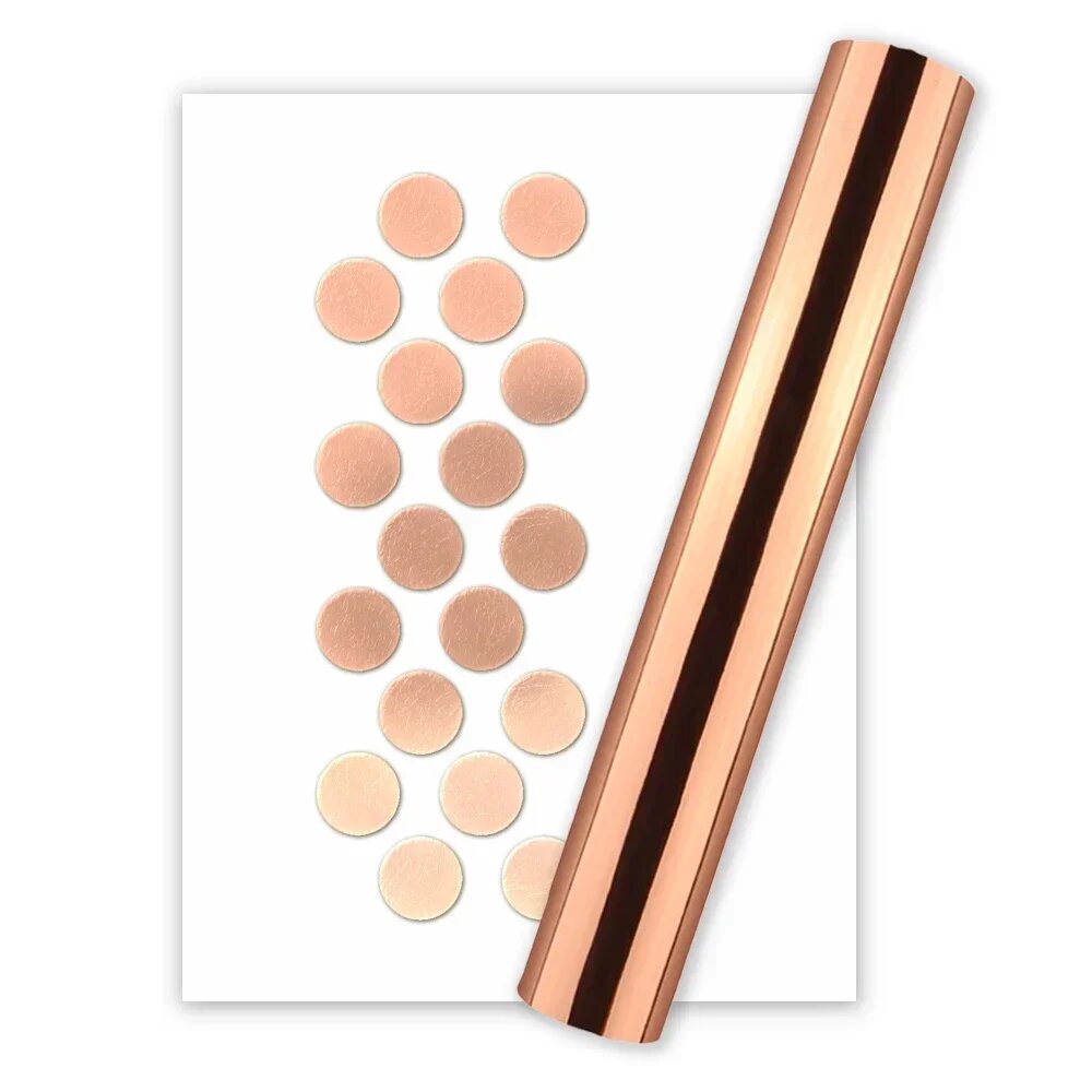 Фольга Rose Gold для горячего тиснения, 5м x 15см