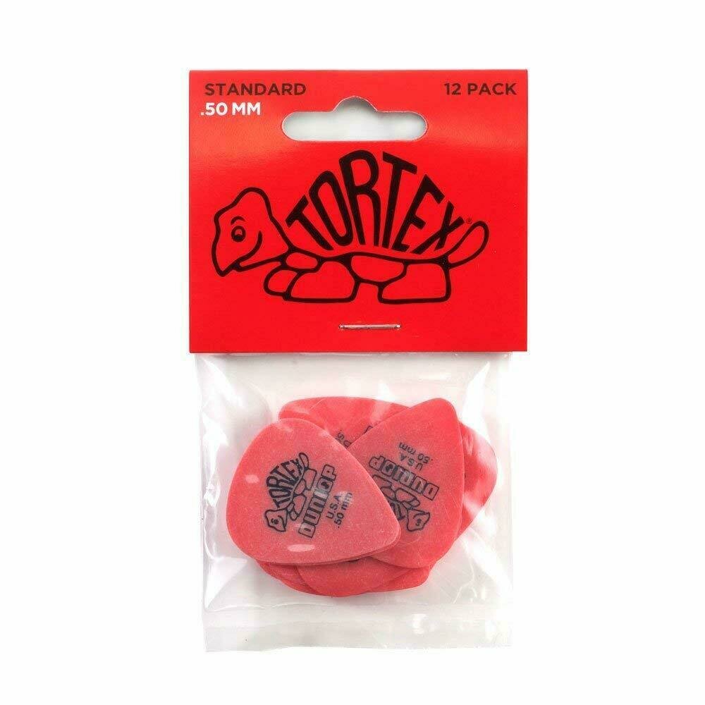 Набор медиаторов 0.50mm Dunlop 418P.50 Tortex Standard набор 12шт