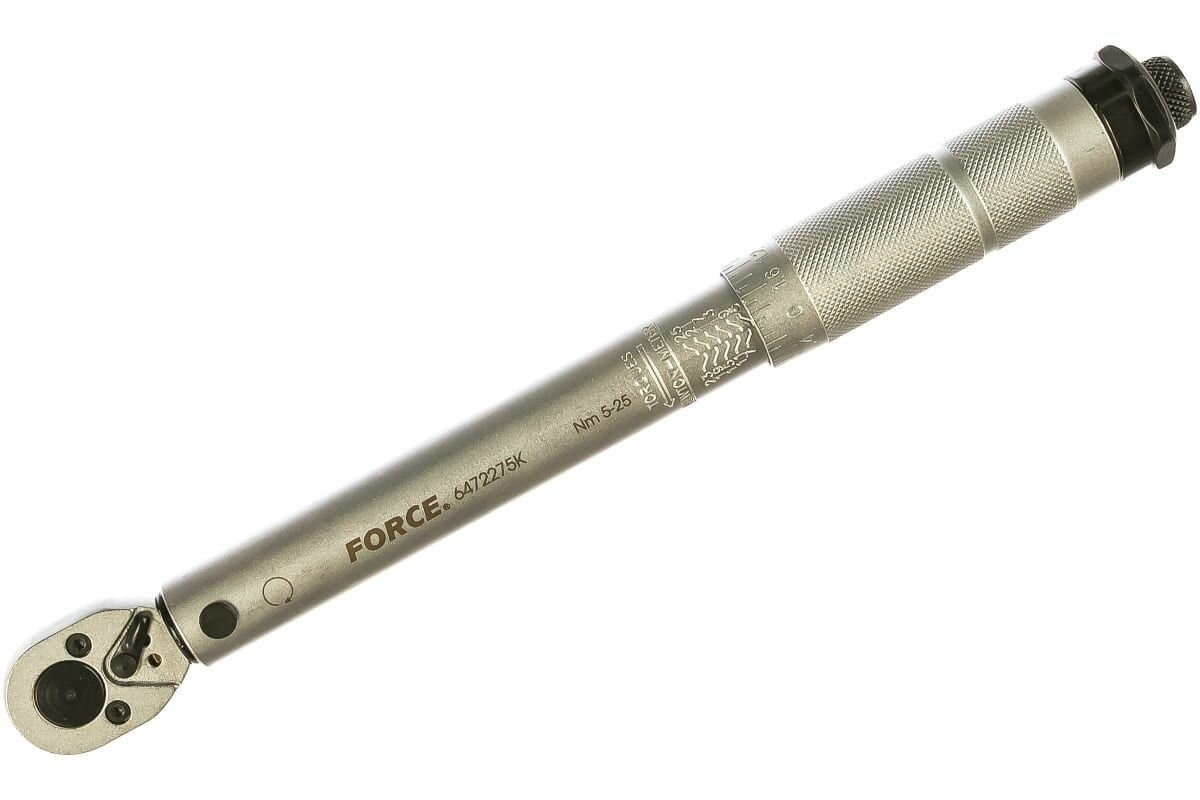Ключ динамометрический 5-25Nm 1/4 FORCE 6472275K