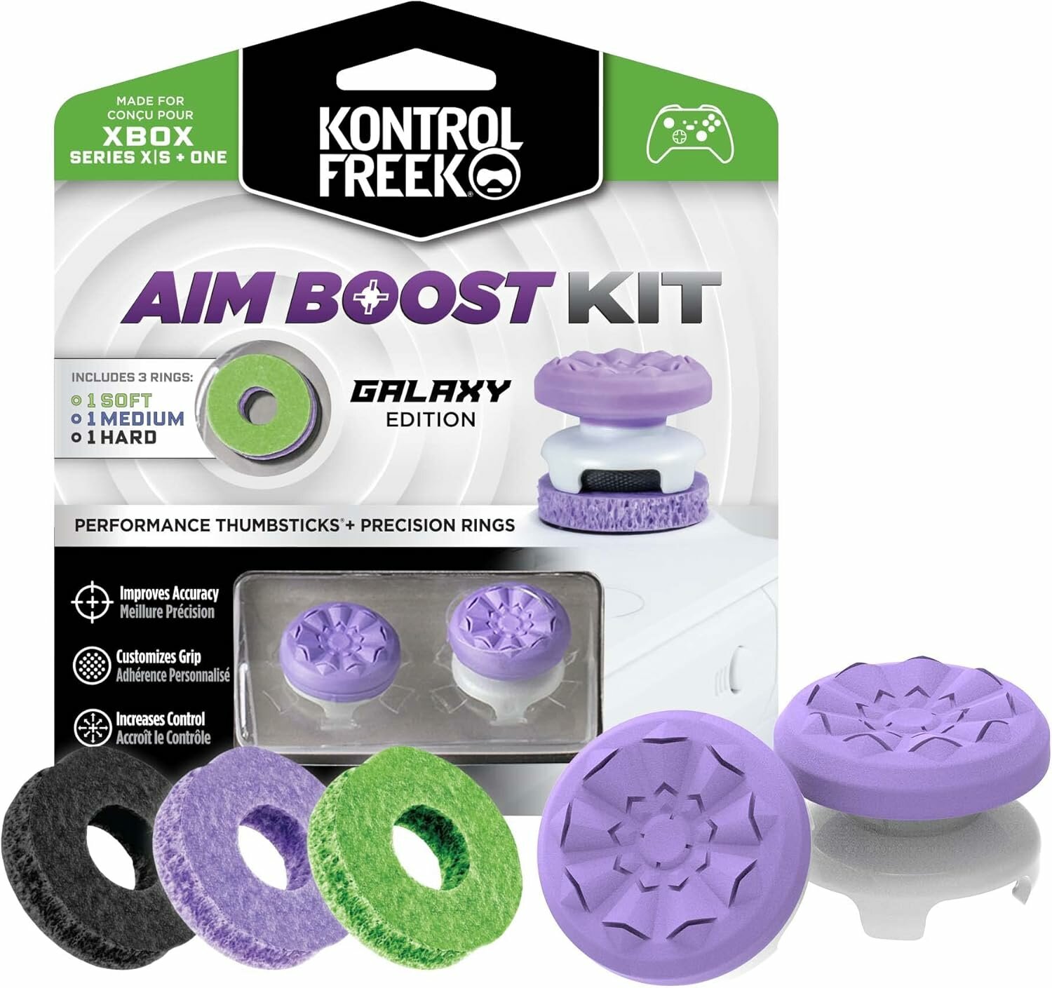 Комплект накладок и колец KontrolFreek Aim Boost Kit Galaxy Edition (Xbox One / Series X)