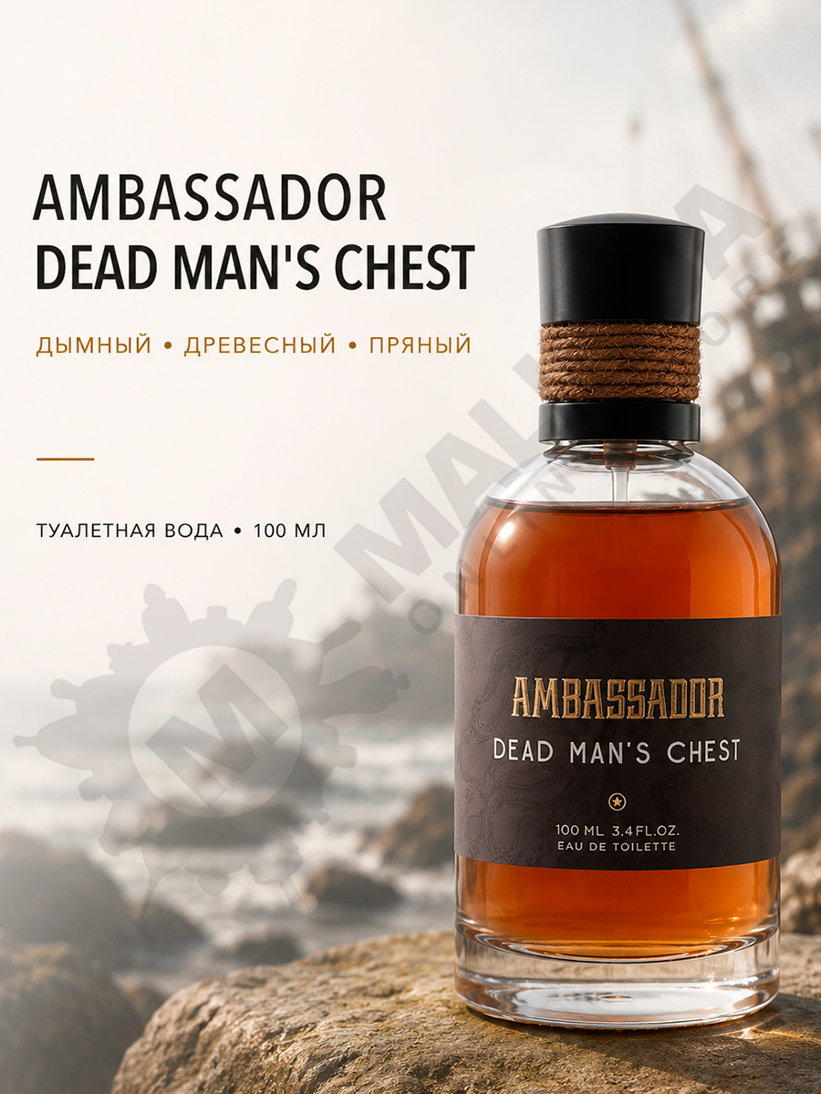 AMBASSADOR Dead Man's Chest туалетная вода для мужчин 100 мл