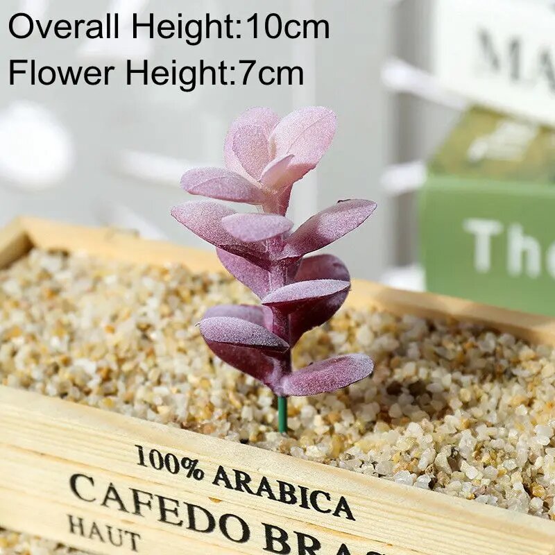 Искусственные суккуленты Wusmart BONSAI Фиолетовый, FP Bai Lan Ye