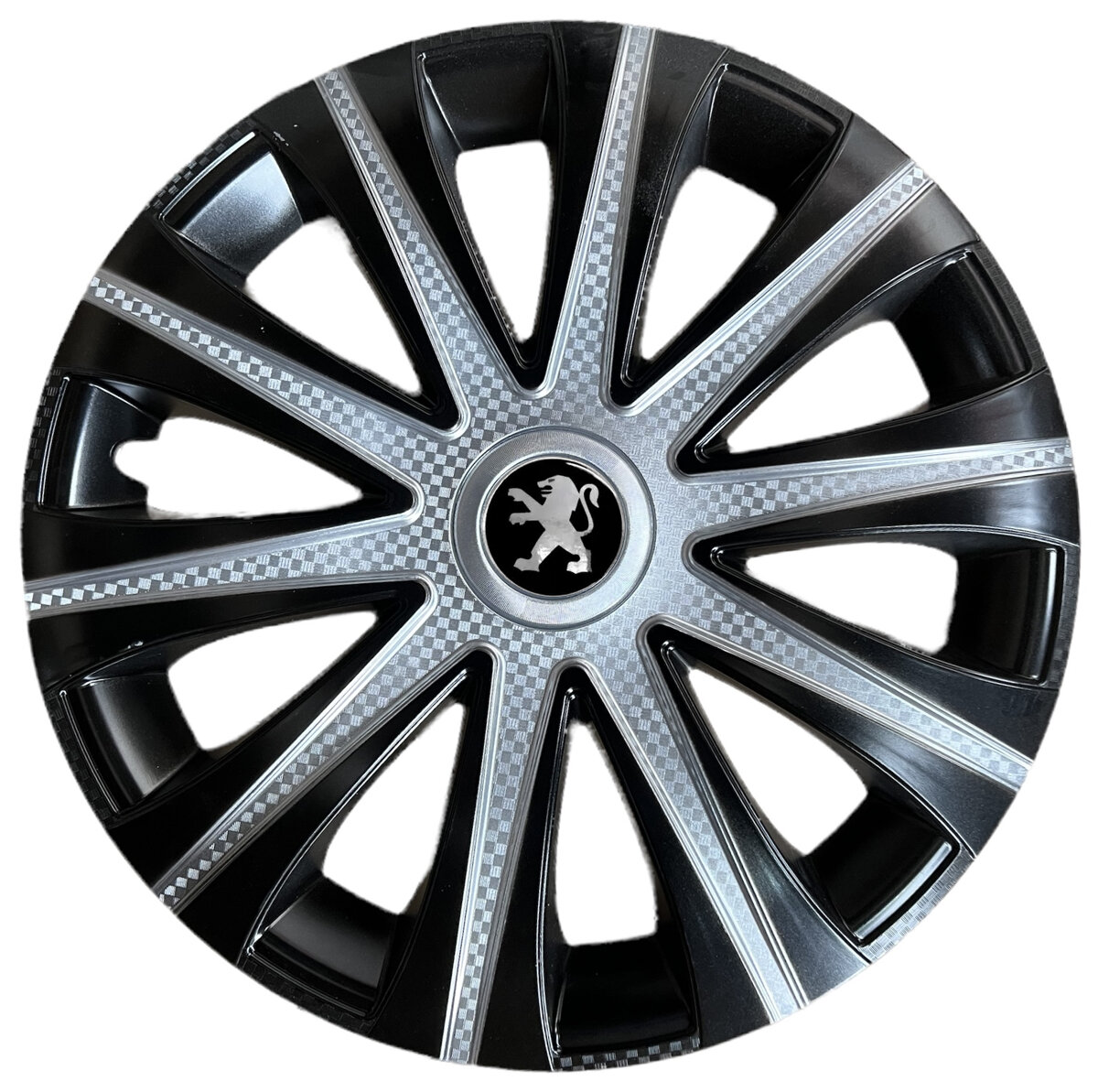 Автомобильные колпаки ПЕЖ майбах супер блэк R14", в комплекте 4 колпака