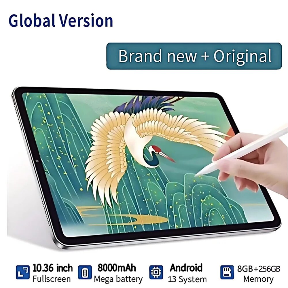 Планшет BDF Pro, 10.36", 8/256ГБ, Wi-Fi+5G, Android — фото 1