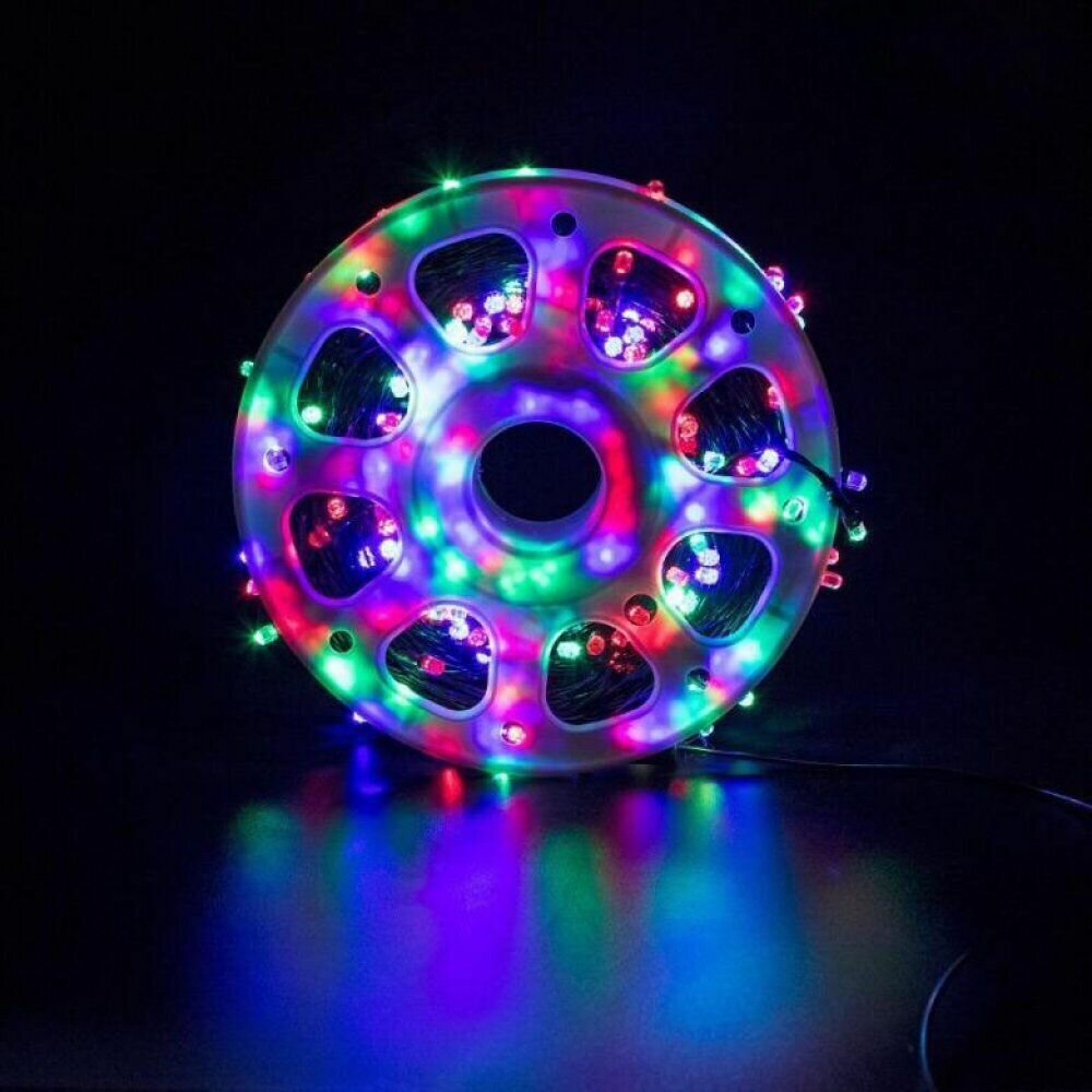 Новогодняя гирлянда светодиодная нить 240 led (50метров) цветная