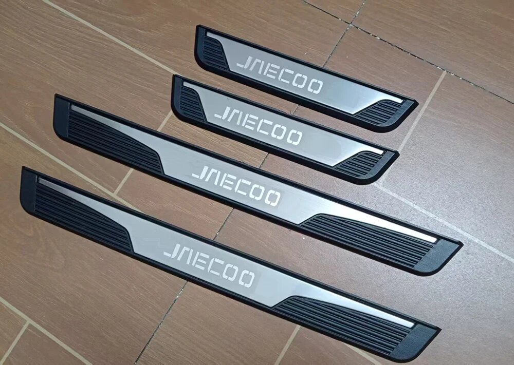 Накладки на пороги для Chery J5, J6, J7, J8, JAECOO 5, JAECOO 6, 7 PHEV, JAECOO 8 – Защитные накладки на пороги, аксессуары для автомобиля