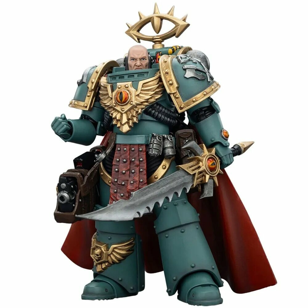 HIPLAY JOYTOY Warhammer 40,000 Sons of Horus Tybalt Marr Капитан 18-й роты JT03554 Масштаб 1/18 Экшен-фигурка