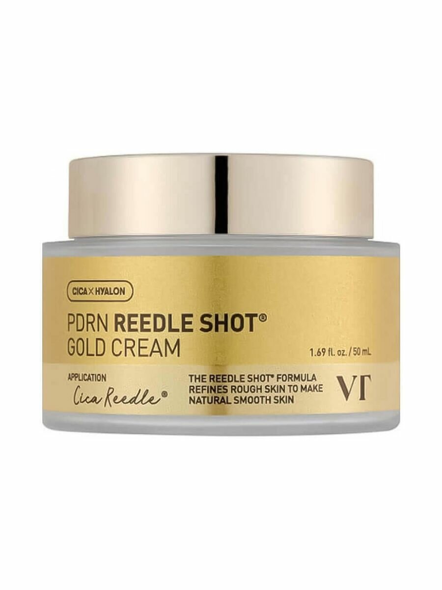 VT Cosmetics Омолаживающий крем с золотом и пдрн PDRN Reedle Shot Gold Cream