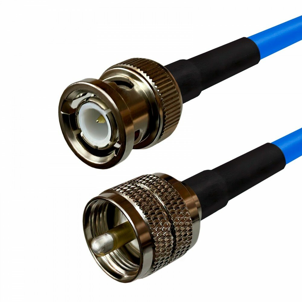 Кабельная сборка BNC-male - UHF-male 25 м, кабель 5D-FB CU (медь)