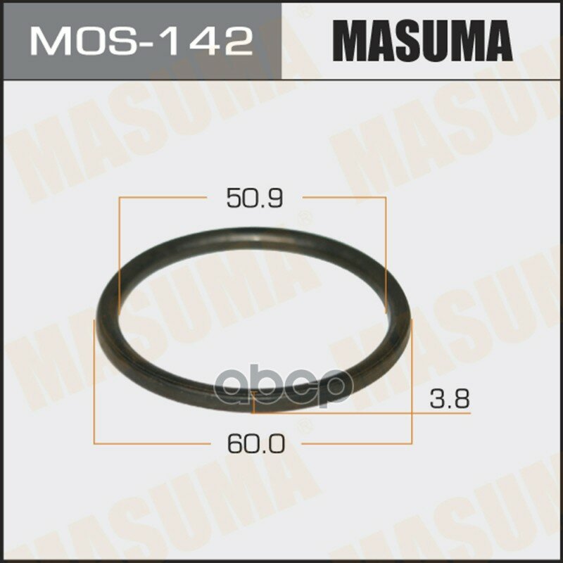 Прокладка приемной трубы! Honda Civic 91-00 Masuma арт. MOS-142