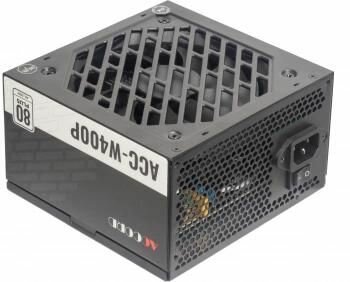 Блок питания Accord ATх 400 Вт 80+ white 20+4 pin, 120 мм fan 6хSATA RTL (ACC-W400P)