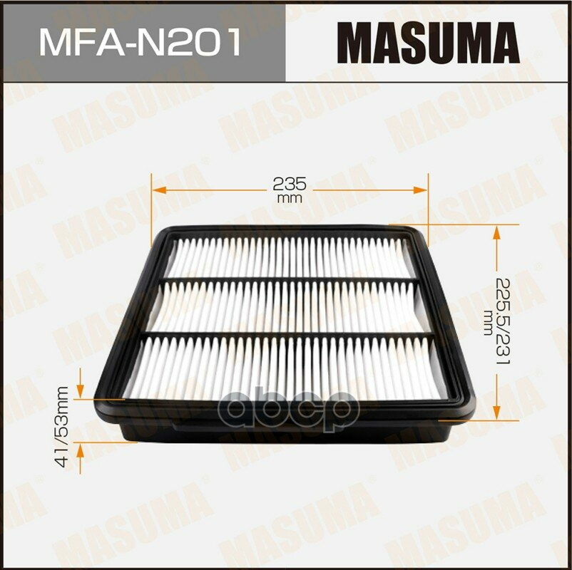 Фильтр воздушный Masuma арт. MFA-N201