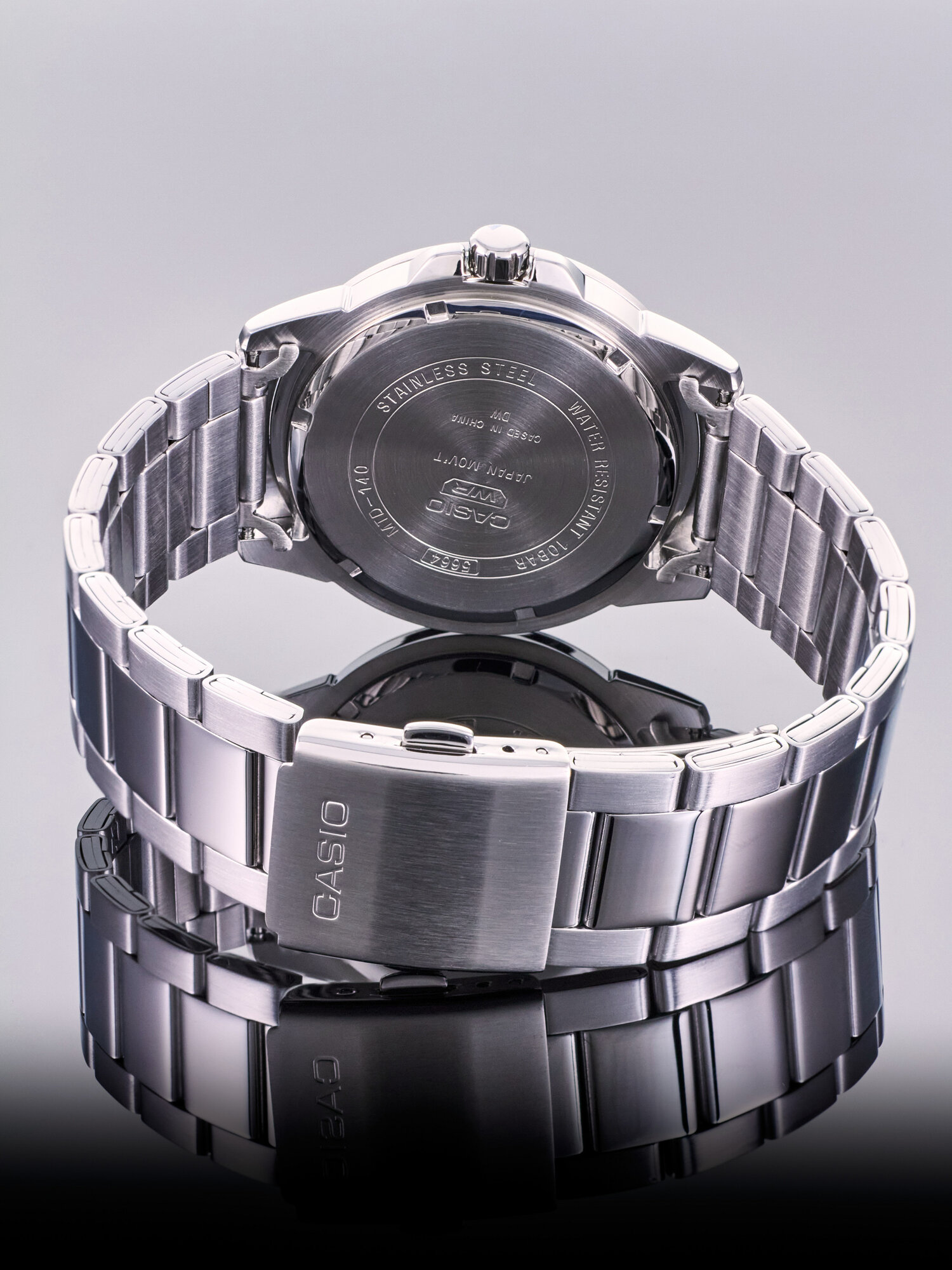 Наручные часы CASIO Классика, хром — фото 1