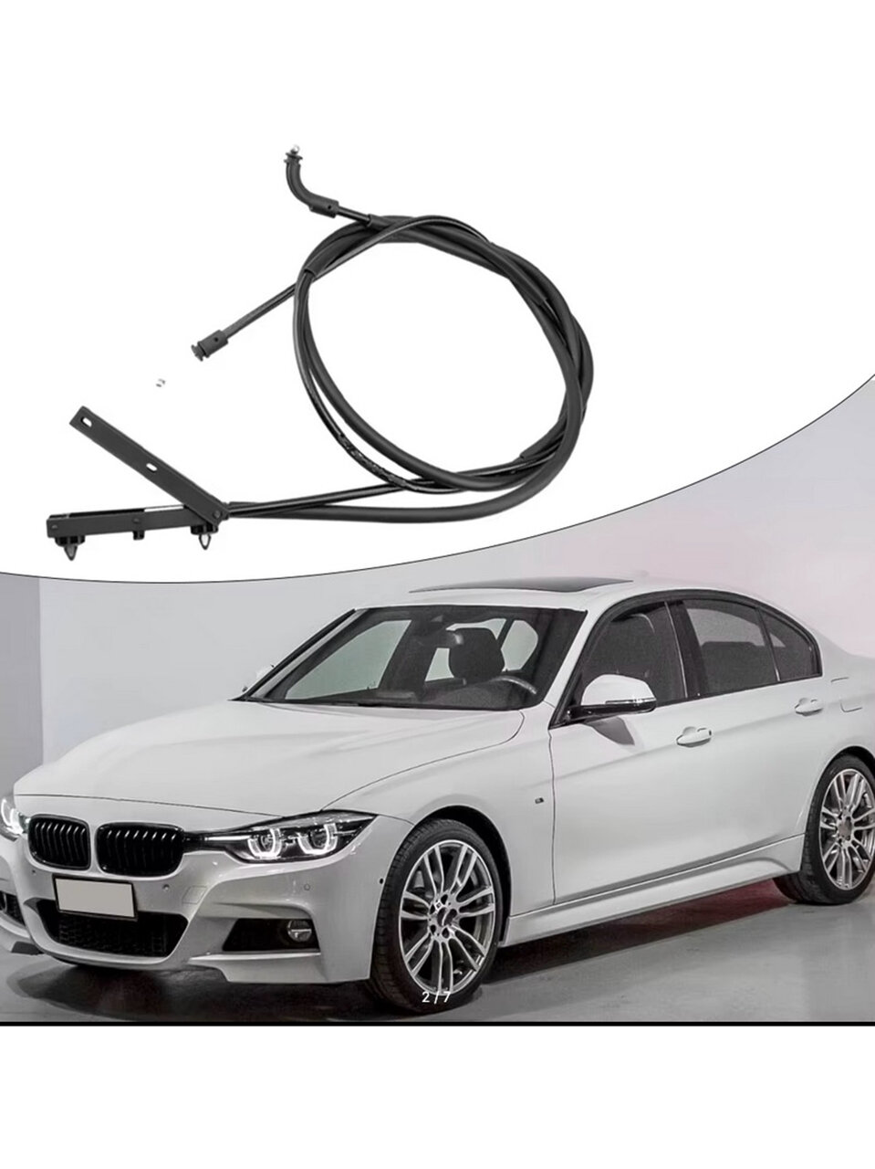 Трос открывания капота передний для BMW F30/F32
