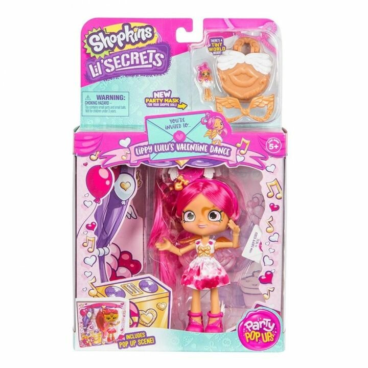 Кукла Shopkins Li'l Secrets Lippy Lulu Валентинский бал