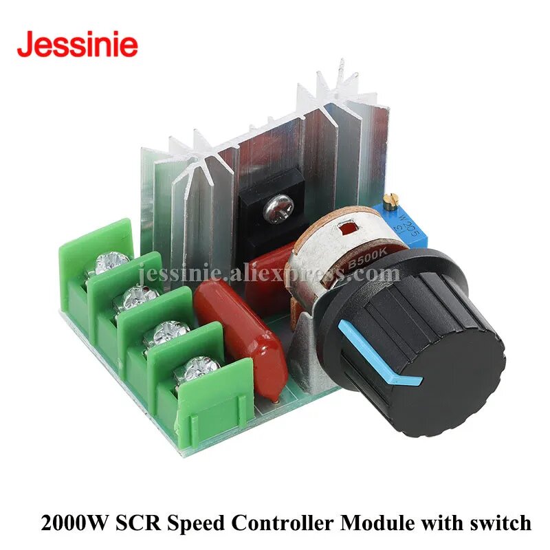 Регулятор скорости 2000W Jessinie с выключателем