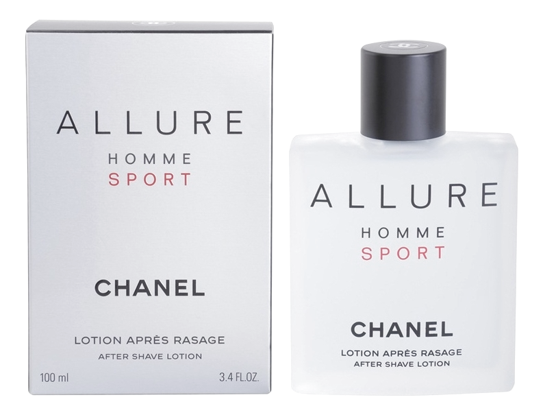 Allure Homme Sport Chanel 100 мл - лосьон после бритья для мужчин / Аллюр Хом Спорт
