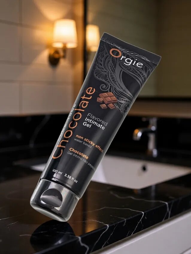 Съедобный лубрикант Orgie Lube Tube Chocolate со вкусом шоколада, 100 мл